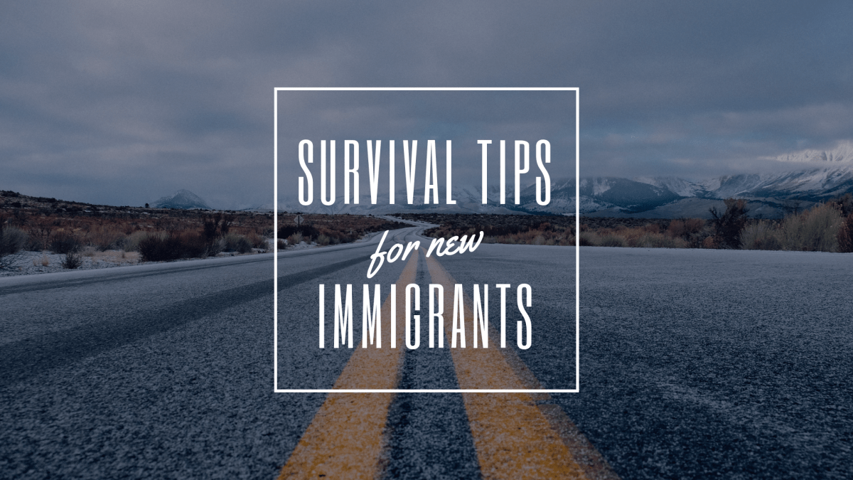 Survival Tips for New Immigrants – Yolandie Horak