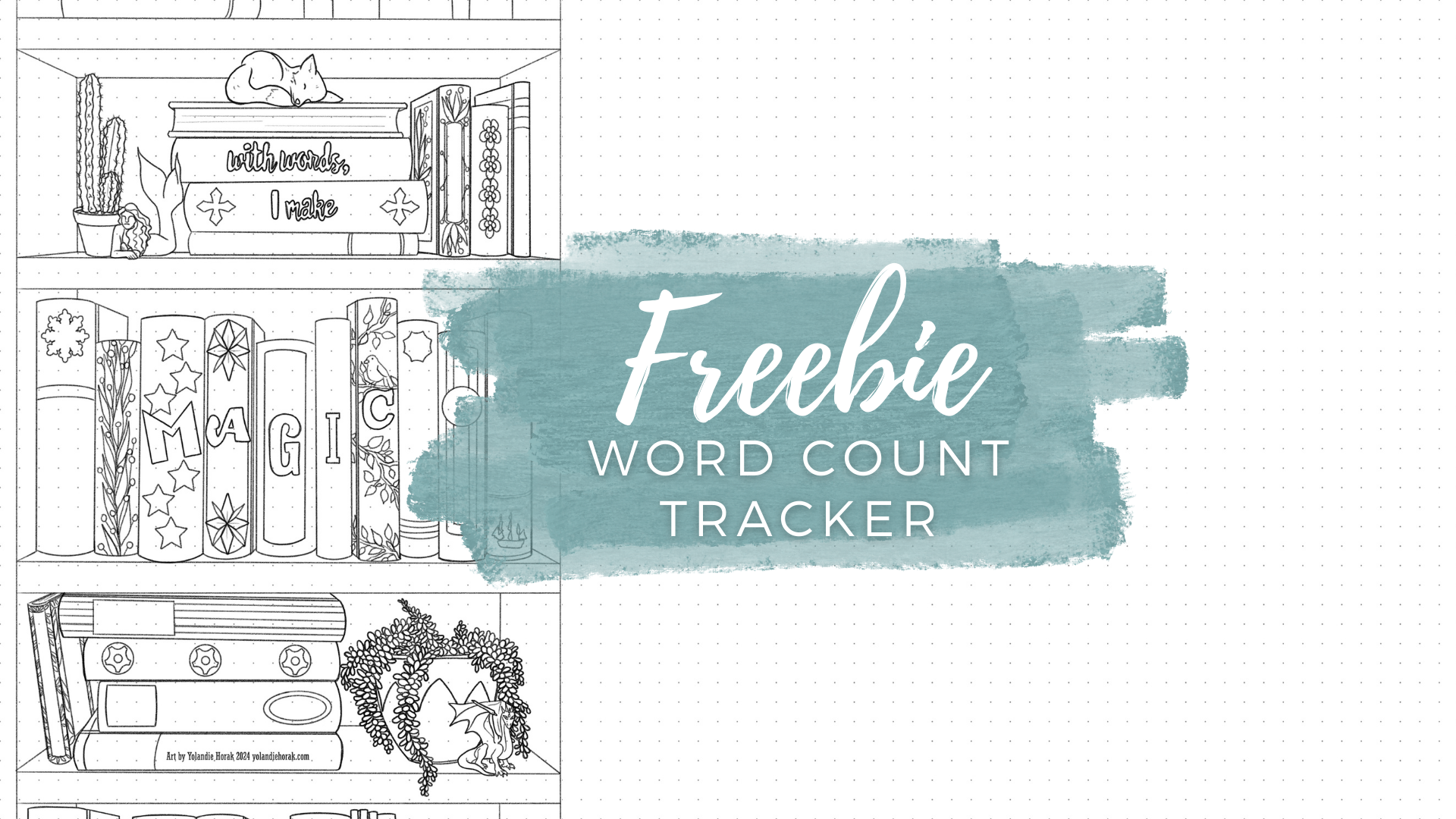 Freebie – Word Count Tracker – Yolandie Horak