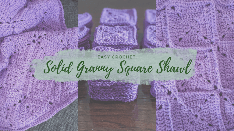 Easy Crochet: Solid Granny Square Shawl – Yolandie Horak