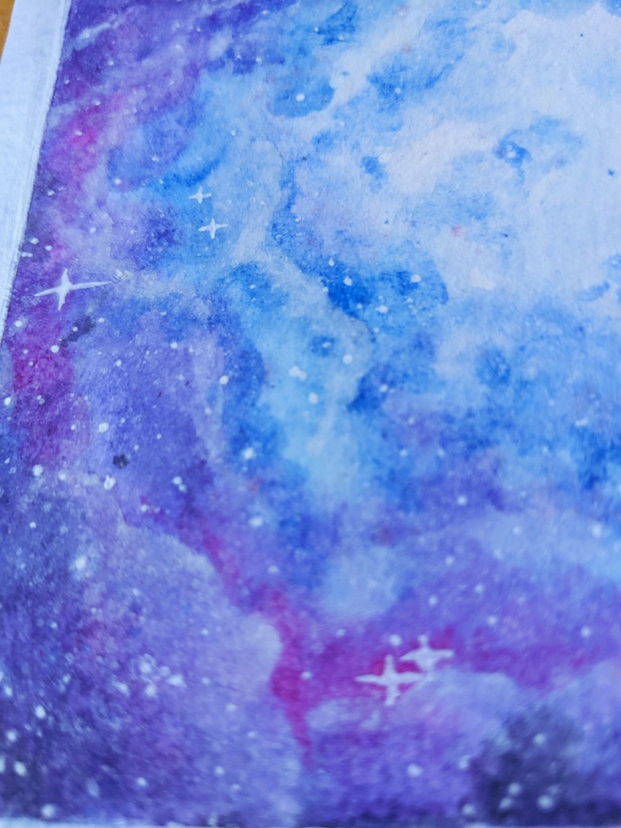 Quick and Easy – Watercolour Galaxy – Yolandie Horak