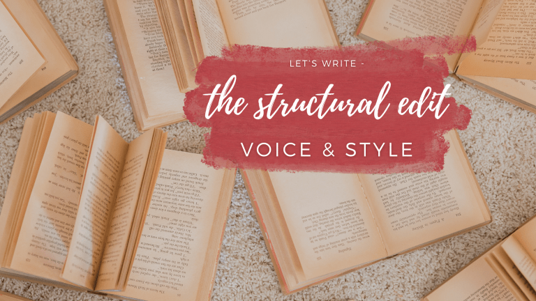 Let’s Write – The Structural Edit: Voice & Style – Yolandie Horak